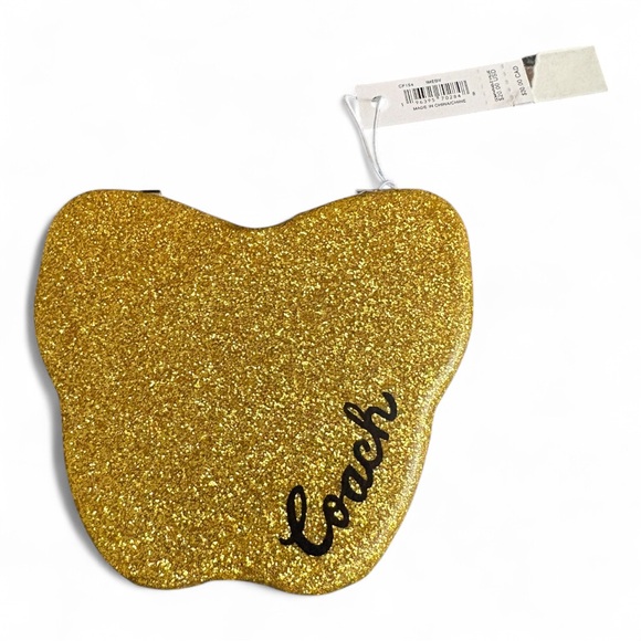 Coach | Makeup | Coach Sparkling Gold Butterfly Compact Mirror Nwt ...